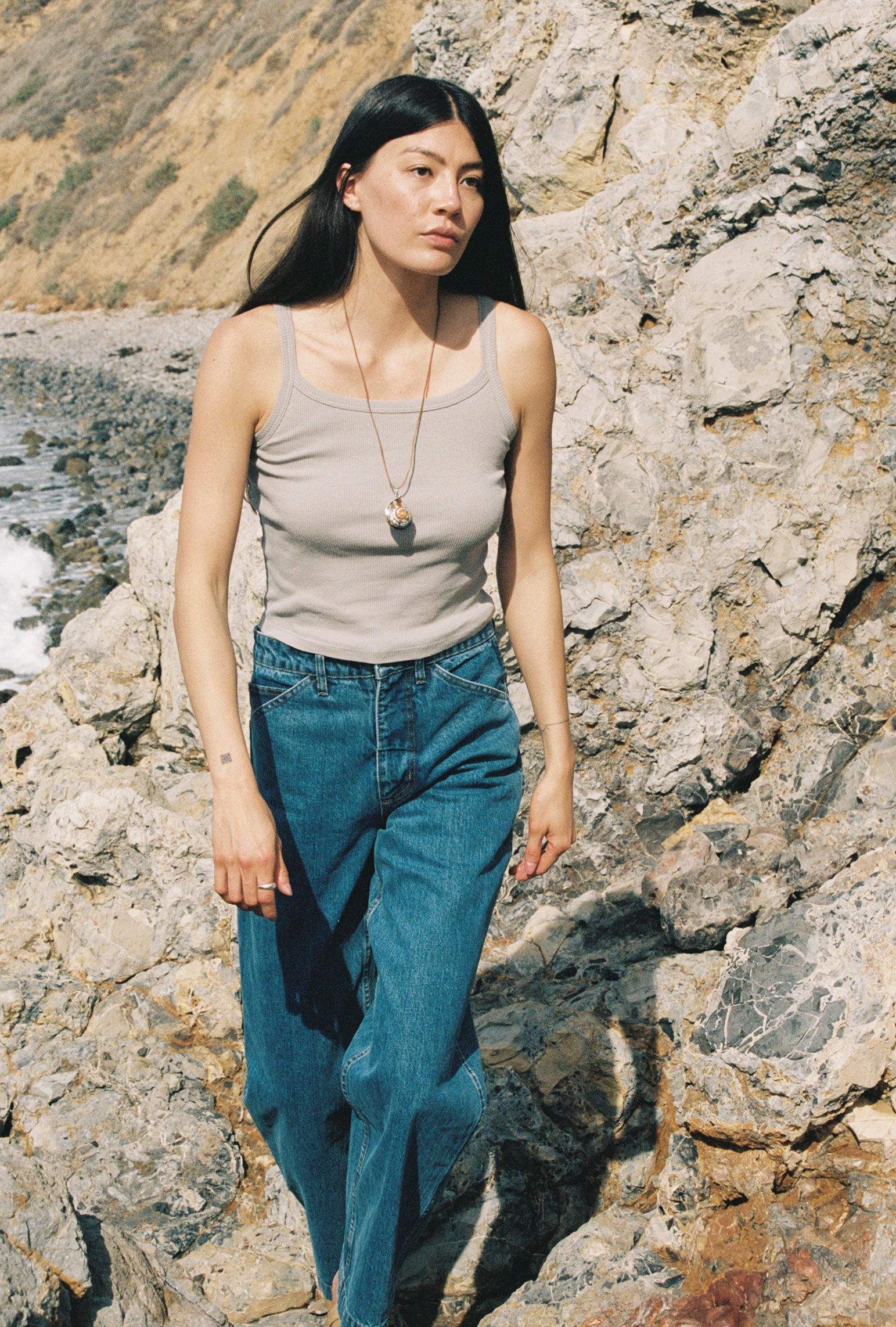 Isa Pant - Denim – roam vintage